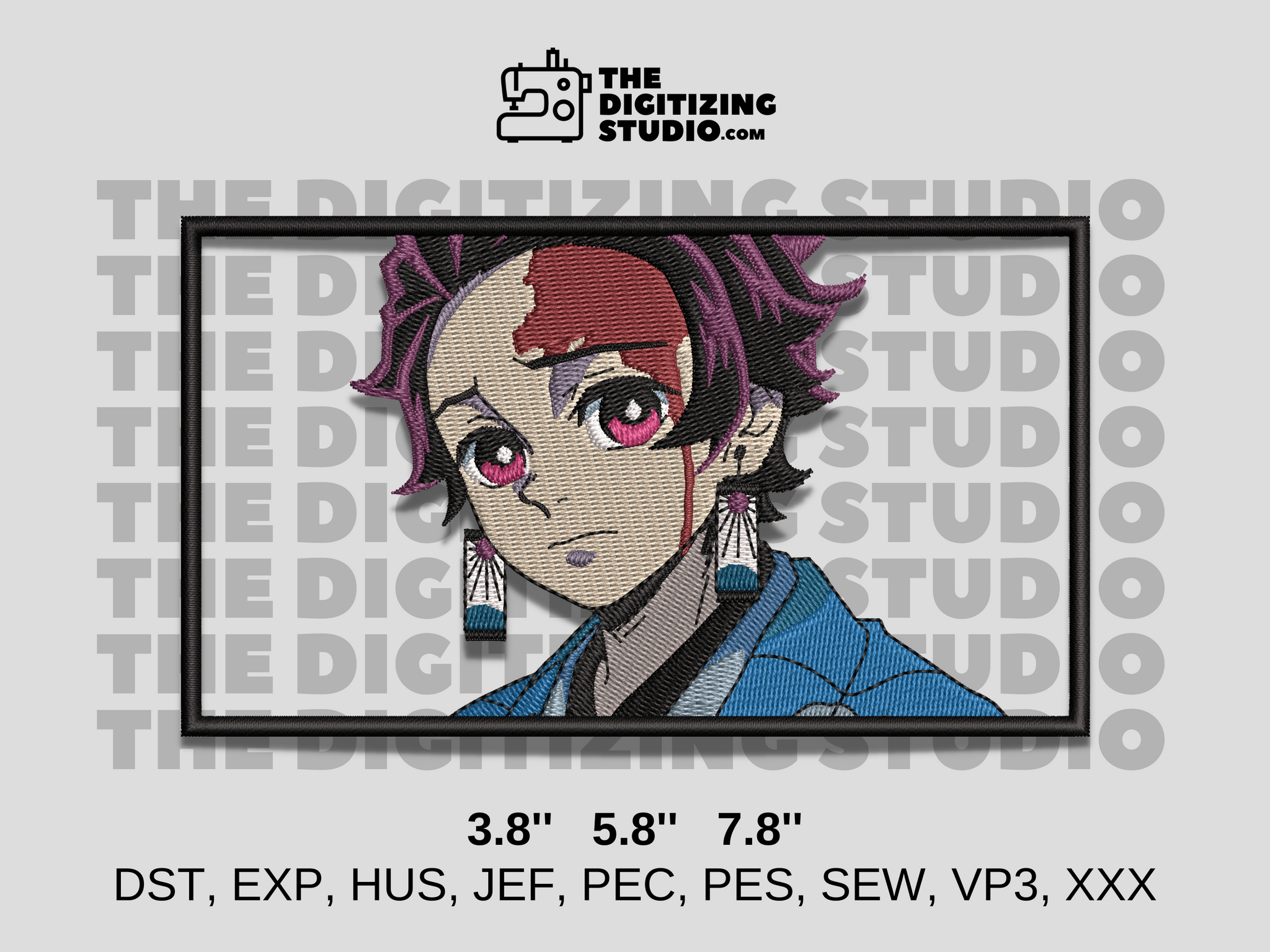 Anime Embroidery Design – The Digitizing Studio
